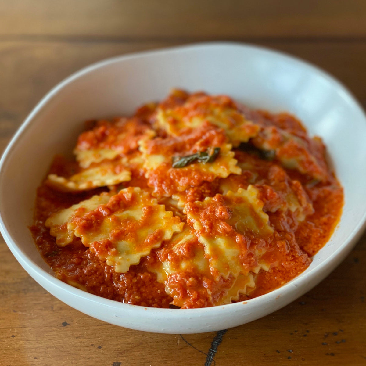 Spinach/Ricotta Ravioli + Primavera Sauce (V) – Dinner's Ready